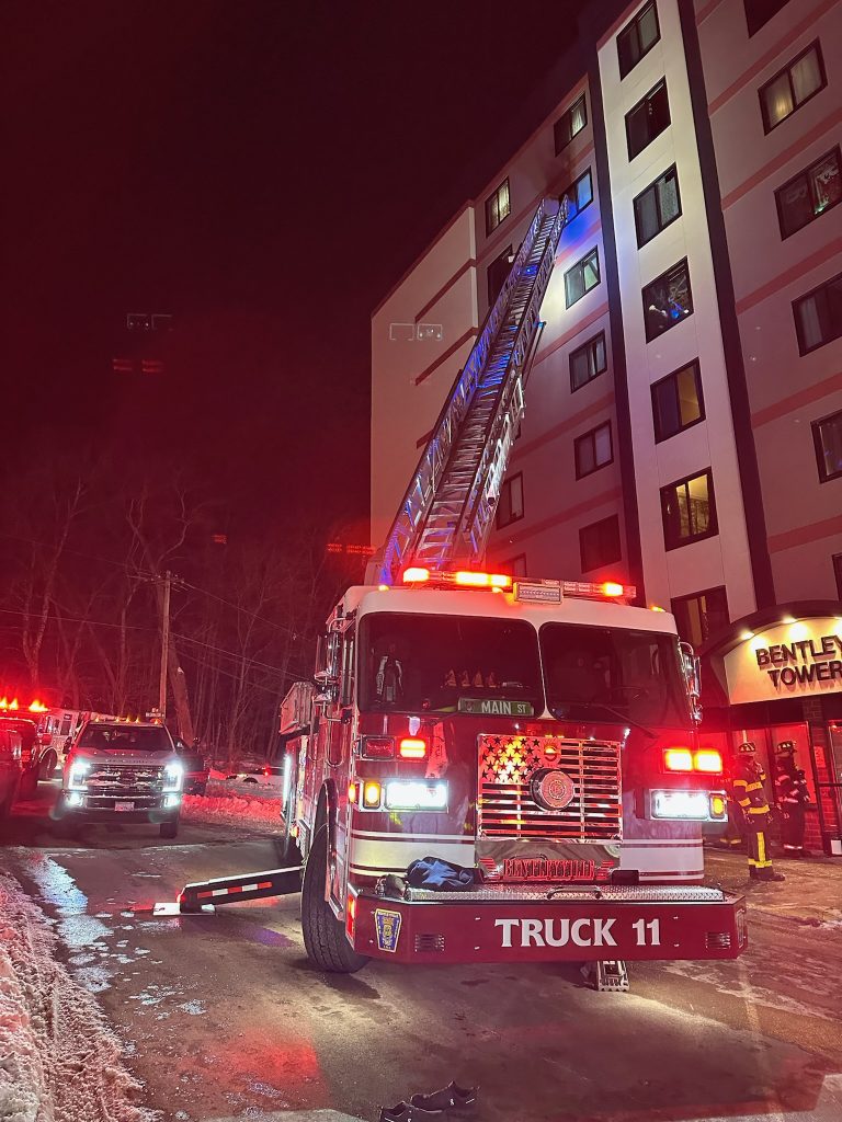 Two hospitalized after fire at Bentley Tower - Herald-Standard